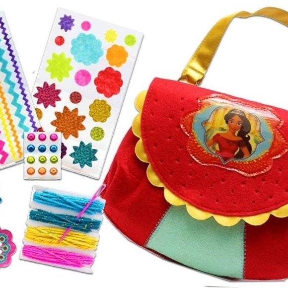 Disney | Toys | New Disney Princess Elena Diy Stitch N Style Purse ...